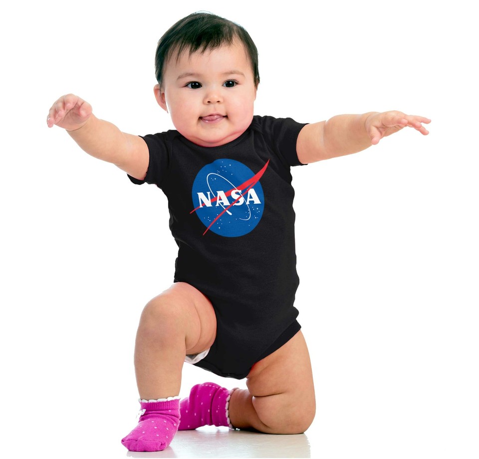NASA Approved Meatball Logo Space Program Newborn Baby Boy Girl Infant ...