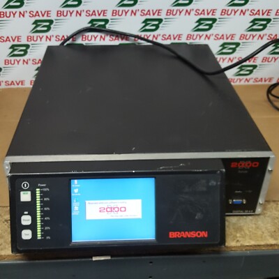 Auxiliary Process Equipment - Branson Ultrasonic Welder