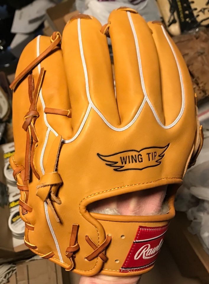 RETRO RAWLINGS CIRCLE PATCH HEART OF THE HIDE XPG6 BASEBALL GLOVE MITT ...