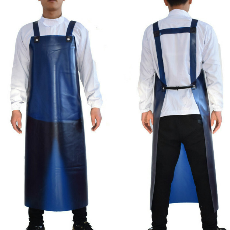 Unisex Heavy Duty Apron Butcher Industrial Kitchen Work Aprons Long ...