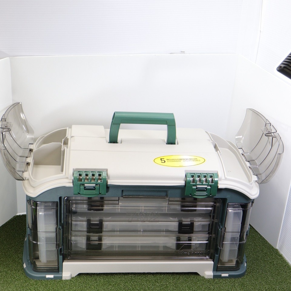 Plano 732 Outdoor Sports Angled Fishing Tackle Box Storage System ...