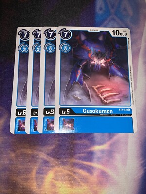 Digimon TCG Singles - Gusokumon x4 - BT4-029 - Common - NM - Playset | eBay