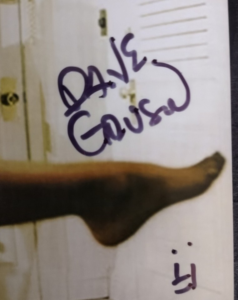 DAVE GRUSIN MOVIE COMPOSER SIGNED AUTOGRAPHED 4x4 THE GRADUATE MOVIE ...
