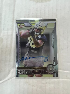 Marcus Murphy 2015 Topps Chrome Rookie Auto #143 NrMt | eBay