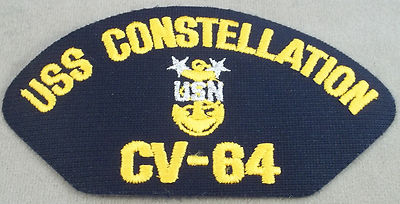 US Navy Cap Patch USS Constellation CV-64 Master Chief Petty Officer | eBay