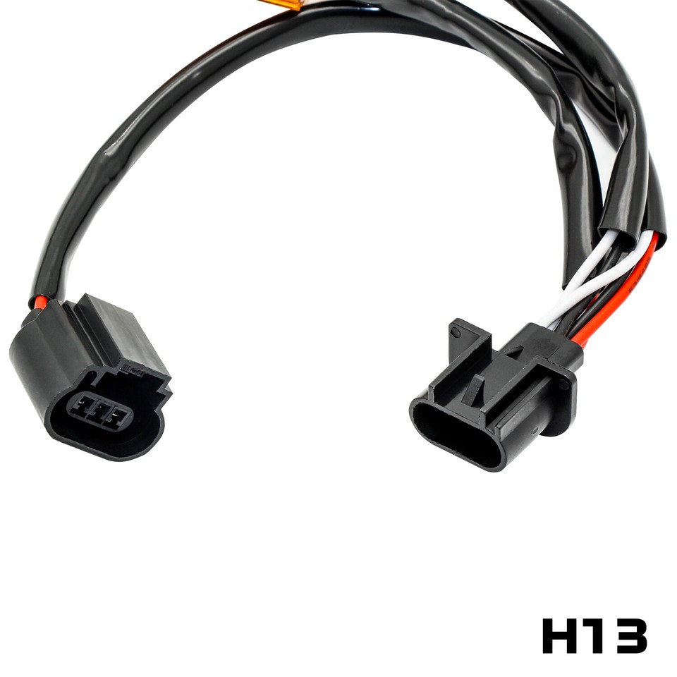 H13 9008 Load Resistor Kit HID Relay Harness LED Anti Flicker Error ...