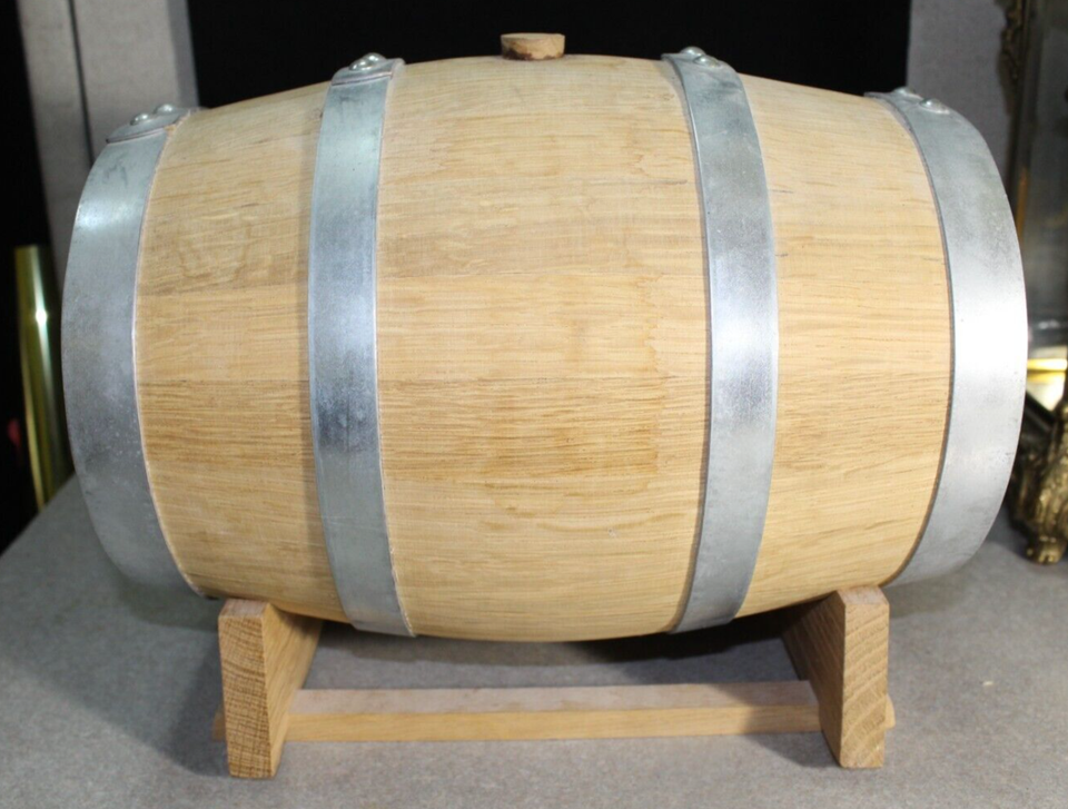 Mini Oak Barrel Steel Hoop Whiskey Wine Beer wood barrel | eBay