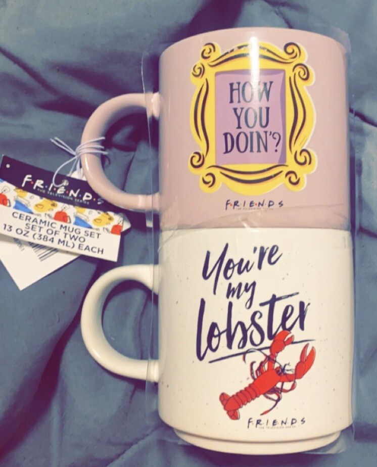 Friends Television Series Ceramic Mug Set of Two 13 oz Each Age 14+ New ...