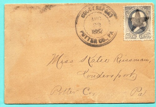 U.S. Scott : 156 Fancy Star Cancel to Coudersport, Pa 1882 / mb-267 | eBay