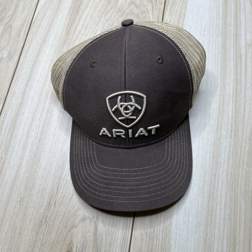 Ariat Trucker SnapBack Cap Mesh Back Snap Back Brown Men Size ...