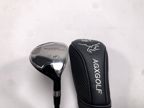 AGX Golf Magnum Tour XS 8 Hybrid 34* Regular Graphite Mens RH W/Head ...