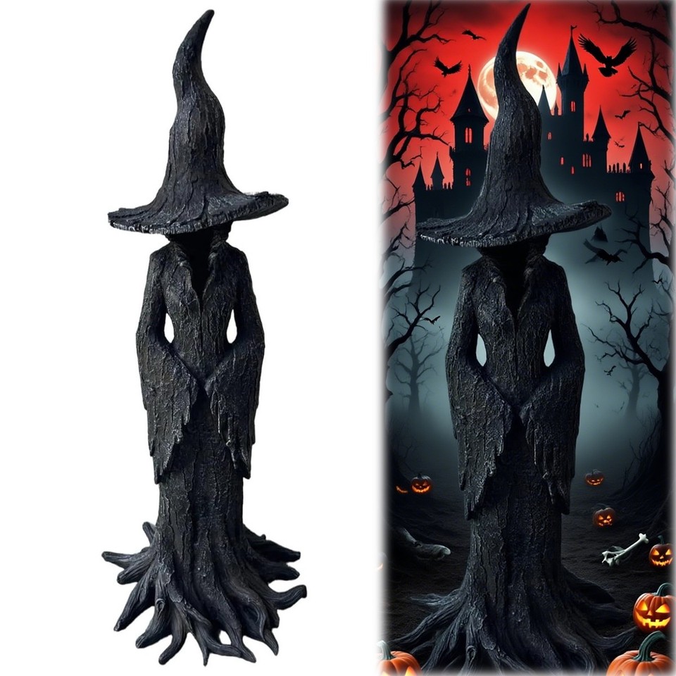 New Cracker Barrel 30cm Witch Statue - 2025 Halloween Decor - New in ...