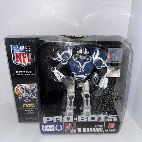 PEYTON MANNING ( 6" ) NFL PRO-BOTS ( 1ST VERSION ) COLTS HOF QB ACTION ...