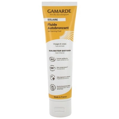 Gamarde Solar Bio-Selbstbräunungsfluid 100 ml ist ein leichtes, nicht ...