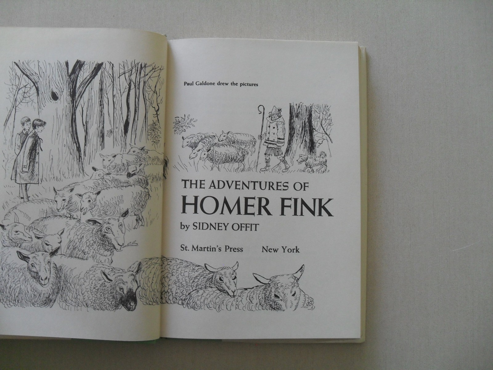 The Adventures of Homer Fink by Sidney Offit - Inscribed & Signed by ...