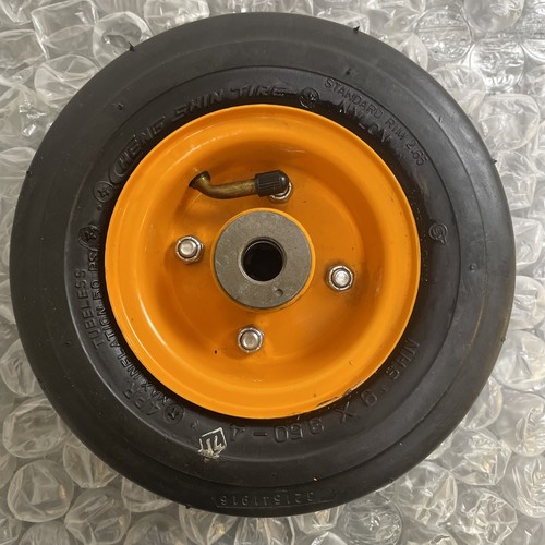 New CHENG SHIN TIRE 9x3.50-4 Tubeless Smooth Wheel & Hub - Orange | eBay