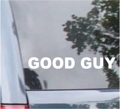 GOOD GUY Vinyl Decal REAR Window Sticker Car Truck | eBay