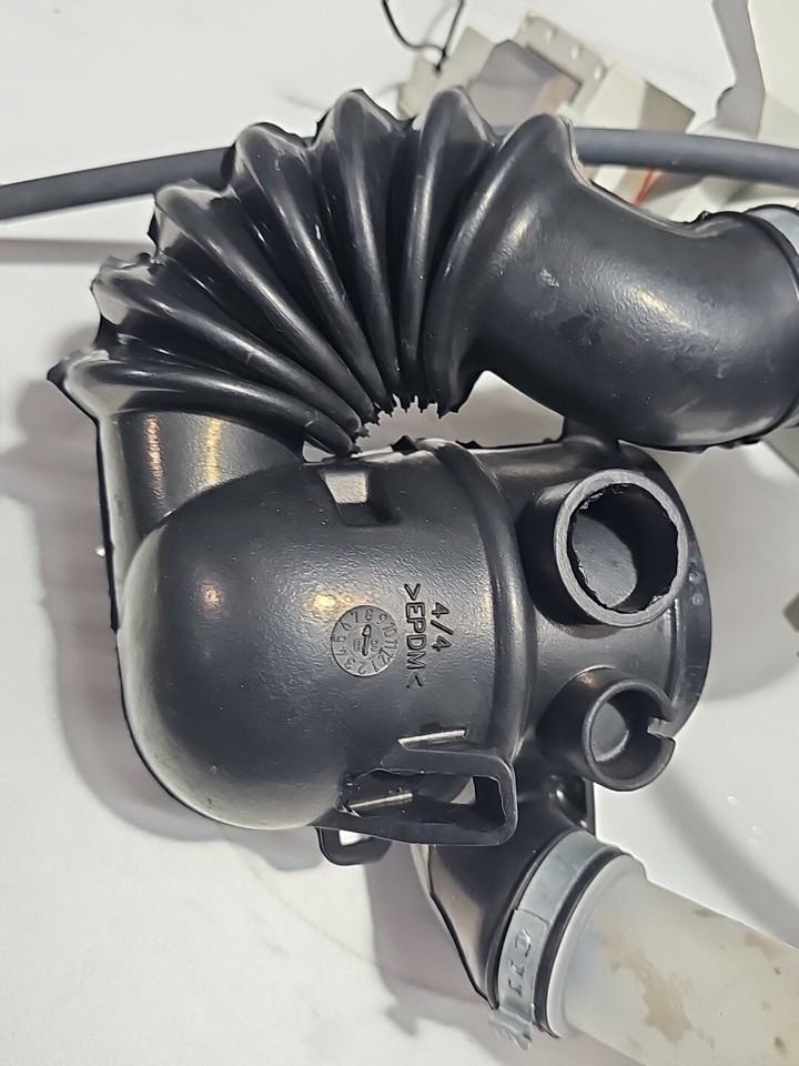 ASKO W6342 washing machine drain pump & rubber hose connector kn-64-17 ...