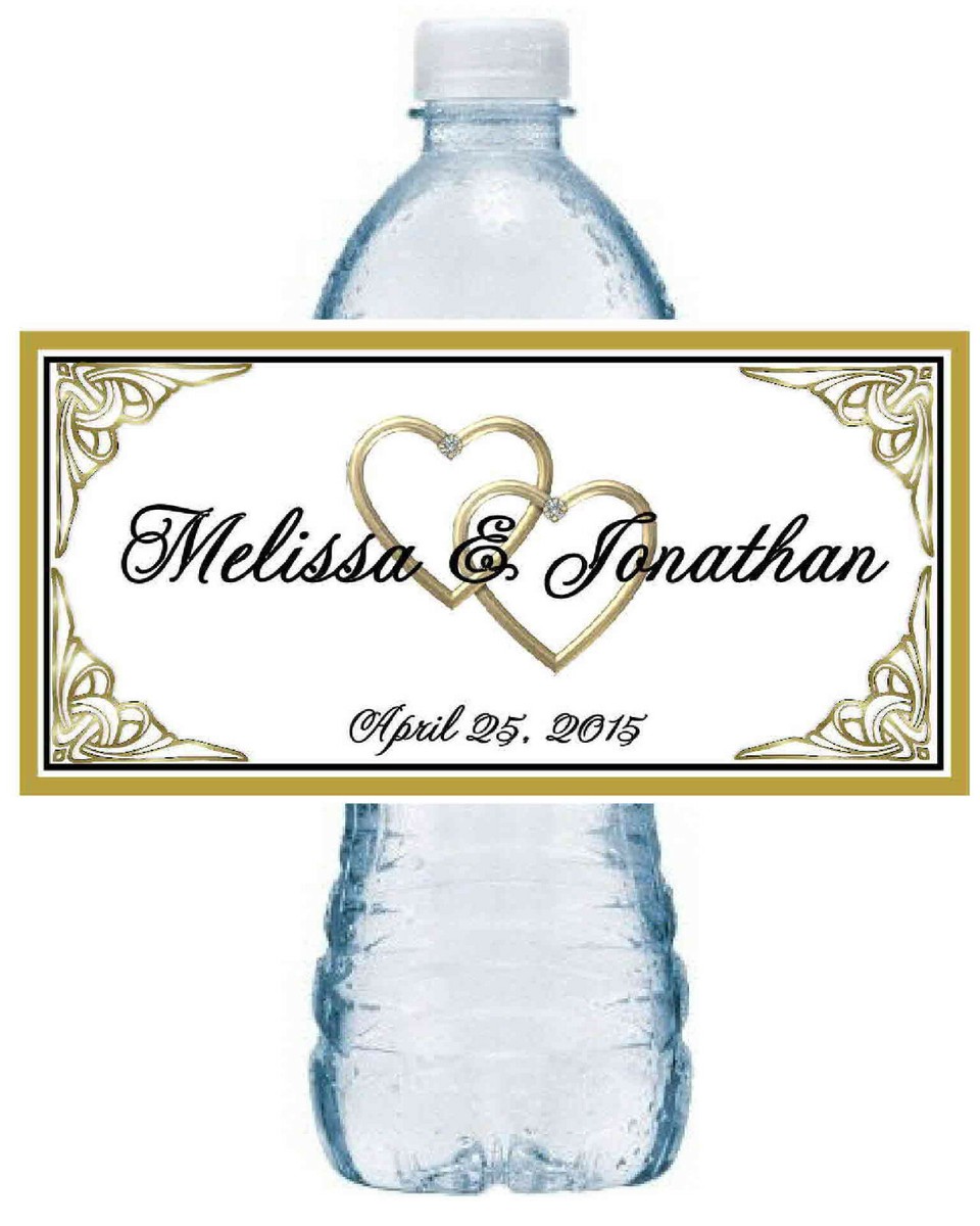 Personalized water bottle labels for wedding 60 photos - Astyledwedding.com