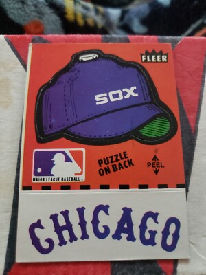 1982 Fleer Sticker STICKERS Chicago White Sox Hat Baseball card | eBay
