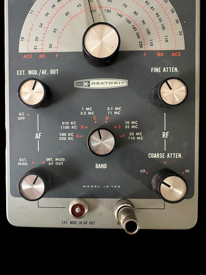 Heathkit IG-102 RF Signal Generator Ham Radio Vintage | eBay