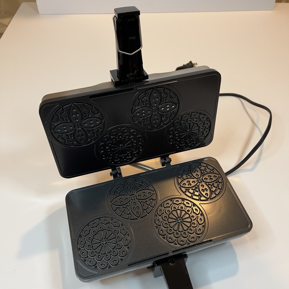 Cucina Pro Pizzelle Maker TSK-242P Electric Non Stick CucinaPro | eBay