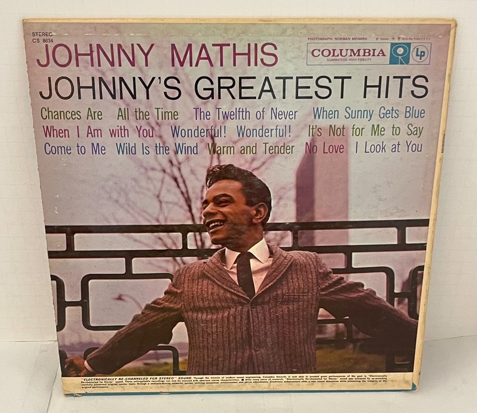 Johnny Mathis – Johnny's Greatest Hits, Original Vinyl Record and ...