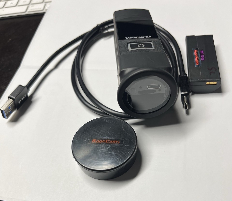 Tactacam 6.0 Camera 4k 8x Zoom Hunting Cam+Lens Cap Cracked LCD Still ...