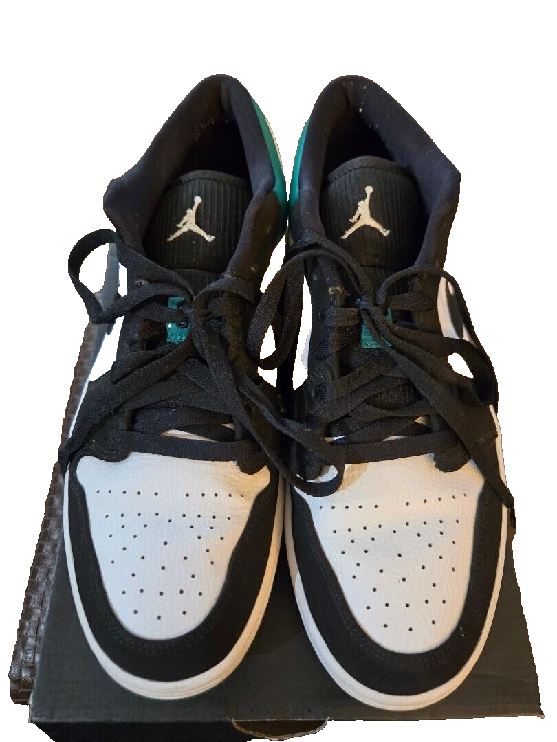 Nike Air Jordan 1 Low Mystic Green Men's 10.5 553558-113 (9/10 ...