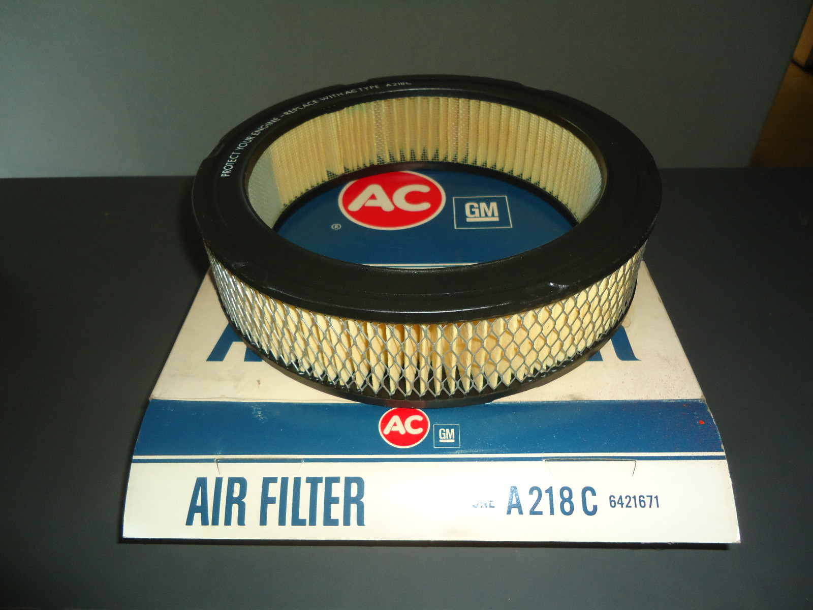 GM - AC VINTAGE AIR FILTERS-#6421671-AC #A 218 C/ NEW/NOS/1965-67 FORD ...