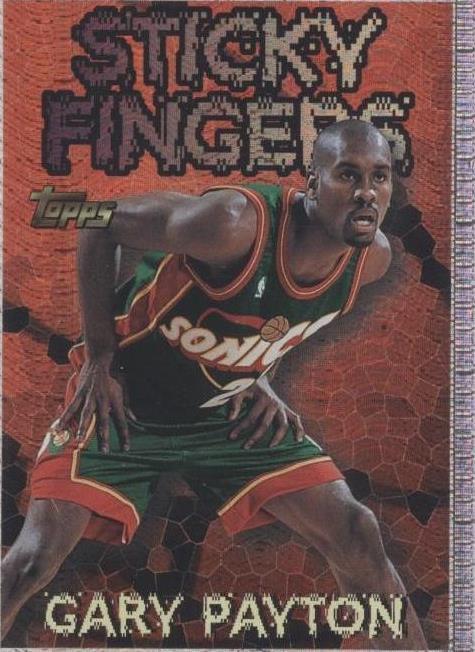 1996-97 Topps - Season's Best Sticky Fingers Gary Payton #16 for sale ...