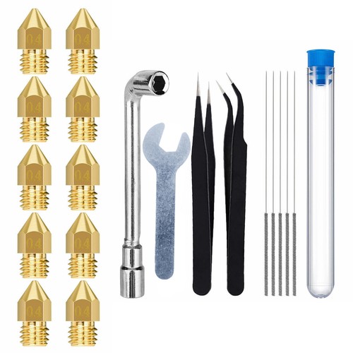 1 Set Kit 0.4mm 3D Printer Extruder Nozzle Cleaning Tool For CR-10 ...