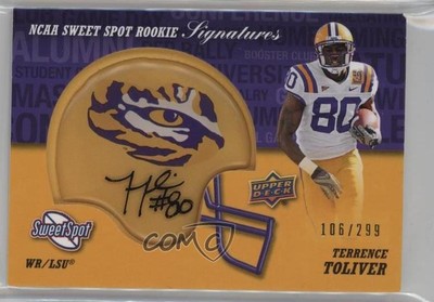 2011 Sweet Spot Rookie Signatures Variations /299 Terrence Toliver Auto ...