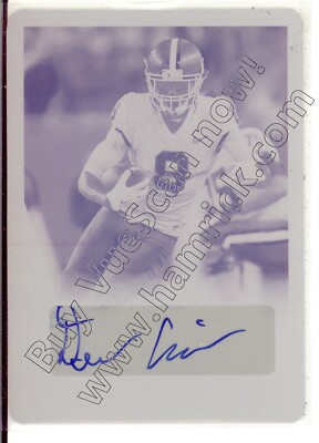 deon cain rc rookie draft auto autograph press plate clemson tigers ...
