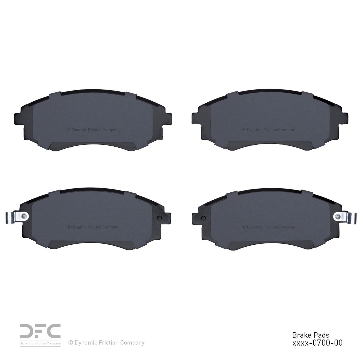 Dynamic Friction 1551-0700-00 DFC 5000 Advanced Brake Pads - Ceramic | eBay