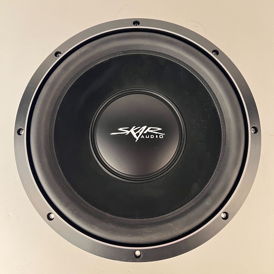 USED SKAR AUDIO VS-12 D4 12" 1000W MAX DUAL 4 OHM SHALLOW MOUNT CAR ...