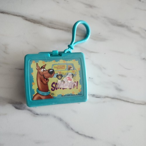 Vintage Scooby Doo Flix Candy Mini Lunchbox 1999 Keychain Key Ring Teal ...