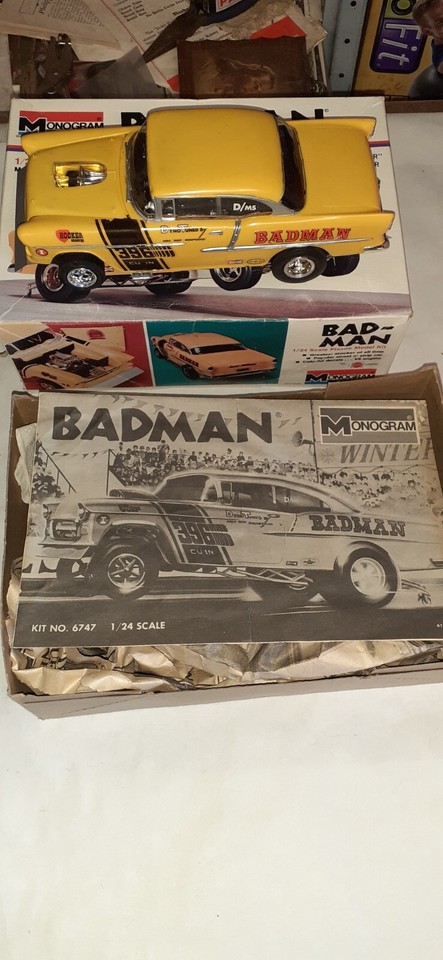 1955 chevy street funny car & dragstrip Gasser Badman Monogram | eBay