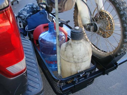 Dirtbike Scooter Motorcycle Hitch Carrier Rack with Storage Cargo ...