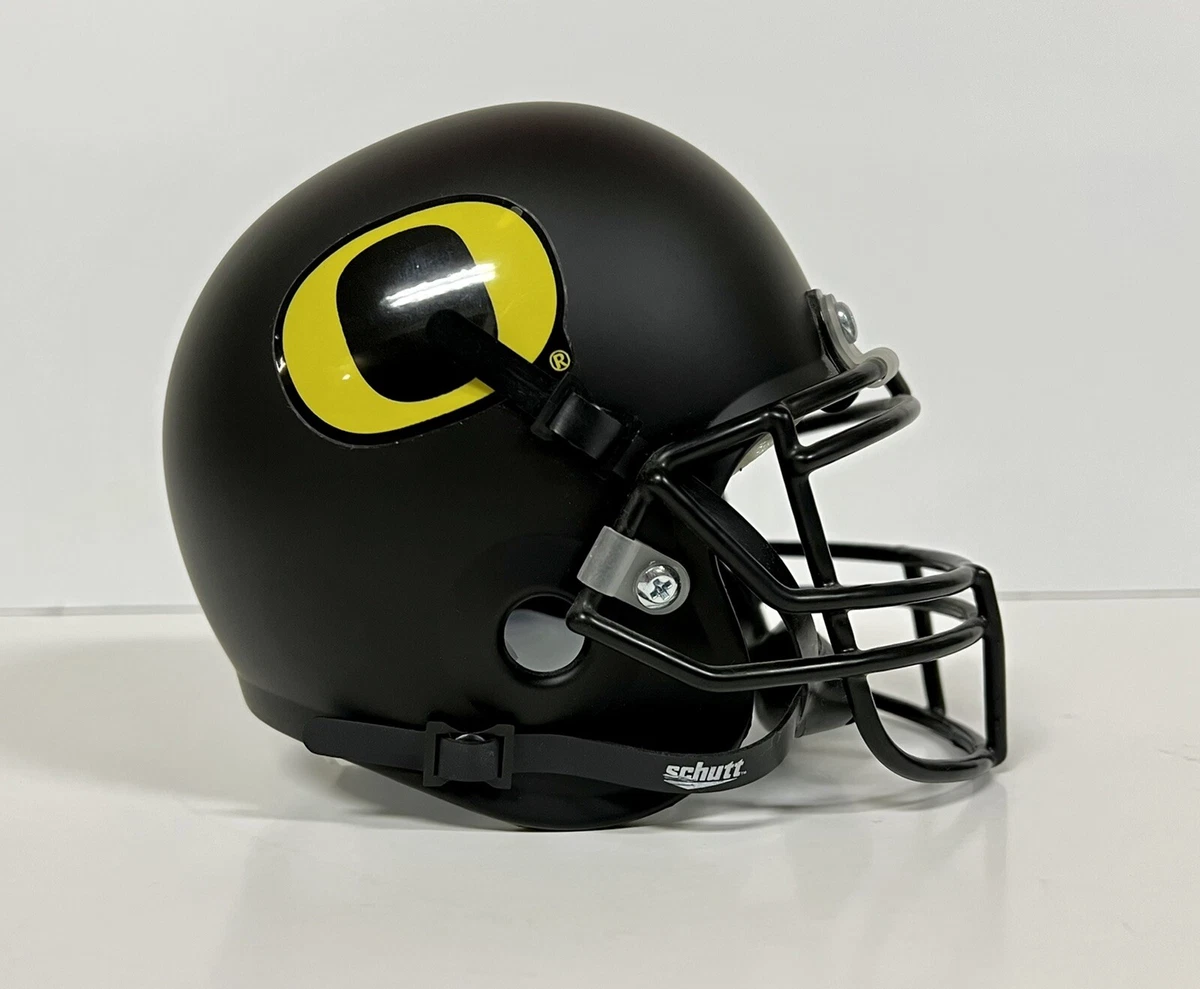 Oregon Football Black Helmet Mini