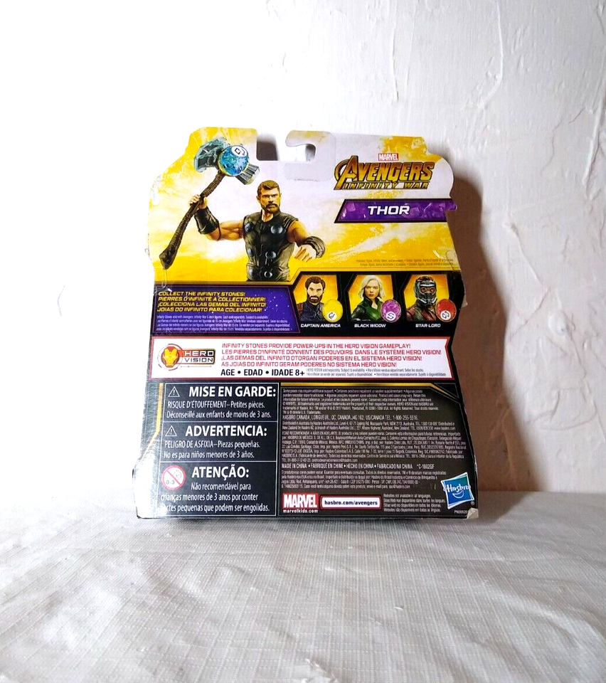 Marvel Avengers: Infinity War Thor with Infinity Stone Hasbro NIB FREE ...