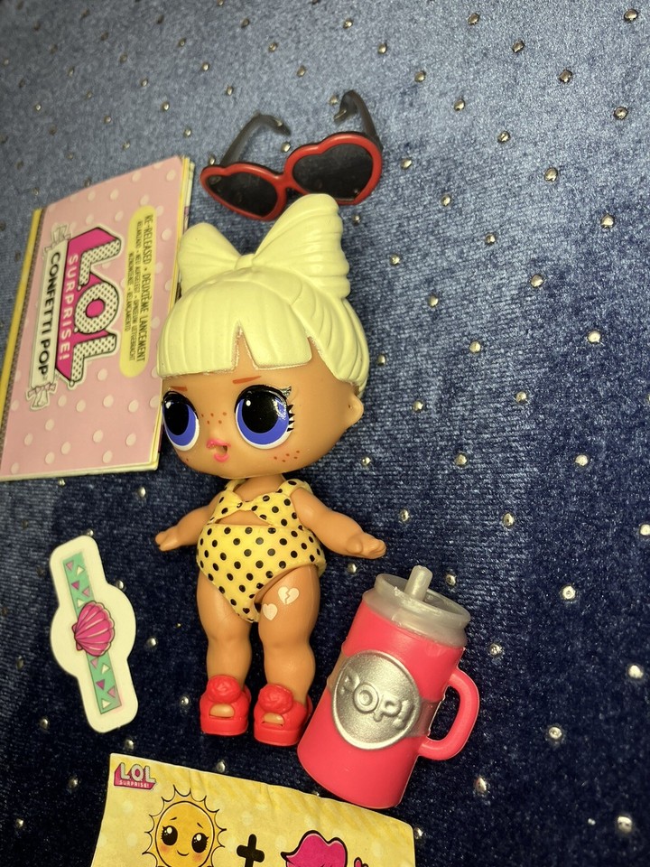 NEW LOL Surprise SPF Q.T. - Opened Doll L.O.L Confetti Pop Color Change ...
