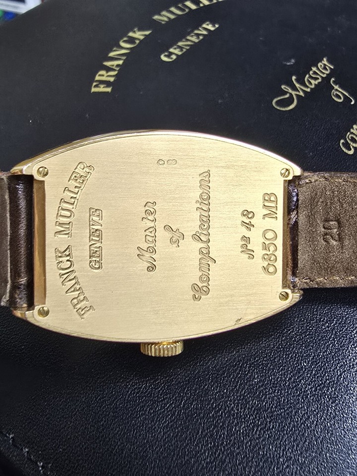 Franck Muller Master Banker 6850 MB 18K Rose Strap Watch. Nice. B/P. | eBay