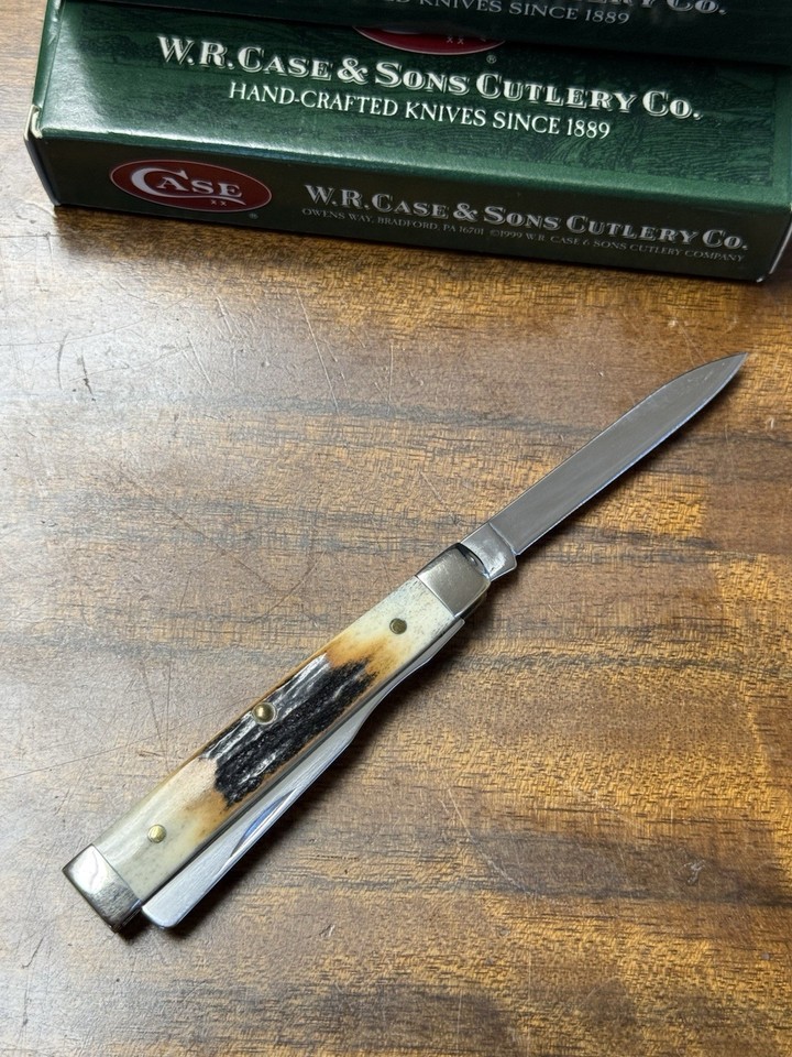 2005 Case XX 5282 Midnight Stag Stag Handle 2-Blade First Production ...