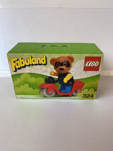 Lego Vintage Fabuland 324 Ricky Racoon on his scooter Sealed 1979 | eBay