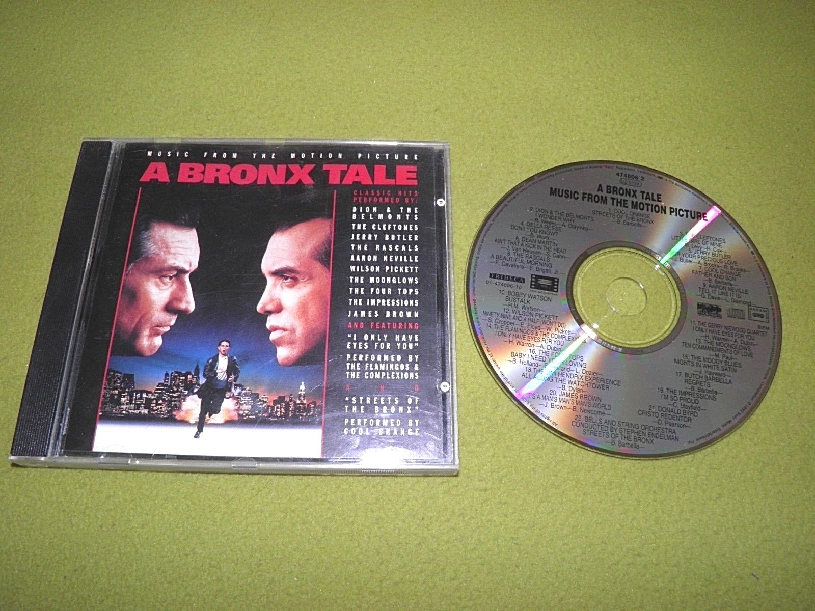 A Bronx Tale Soundtrack 1993 IMPORT CD Jimi Hendrix / Moody Blues ...