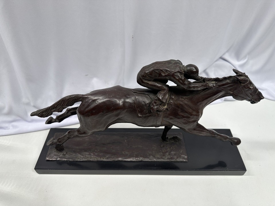 1973 Secretariat Bronze Statue by Rene Williams Unique 1/40 | eBay