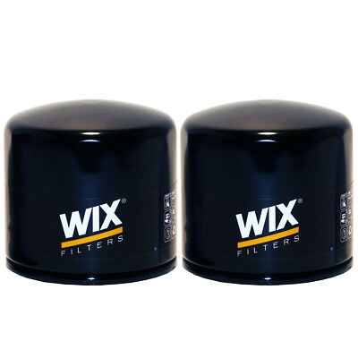 Wix Pair Set 2 Engine Motor Oil Filters For Chevy Dodge Ford Geo GMC ...
