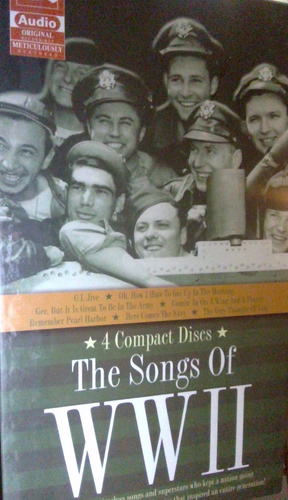 The Songs Of WWII 4-CD Set Original Recordings KATE SMITH JOHNNY MERCER ...