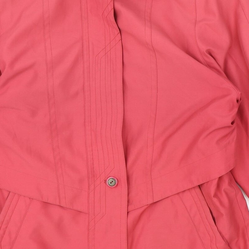 Telemac Womens Pink Overcoat Coat Size M Zip | eBay UK